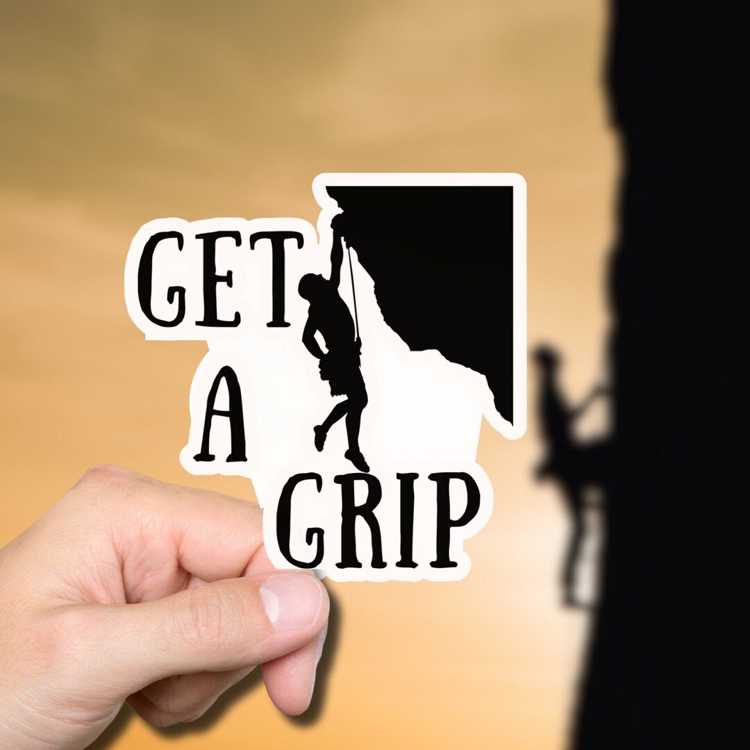 Rock Climber Sticker for Climbing Enthusiast Decal for Bouldering ...
