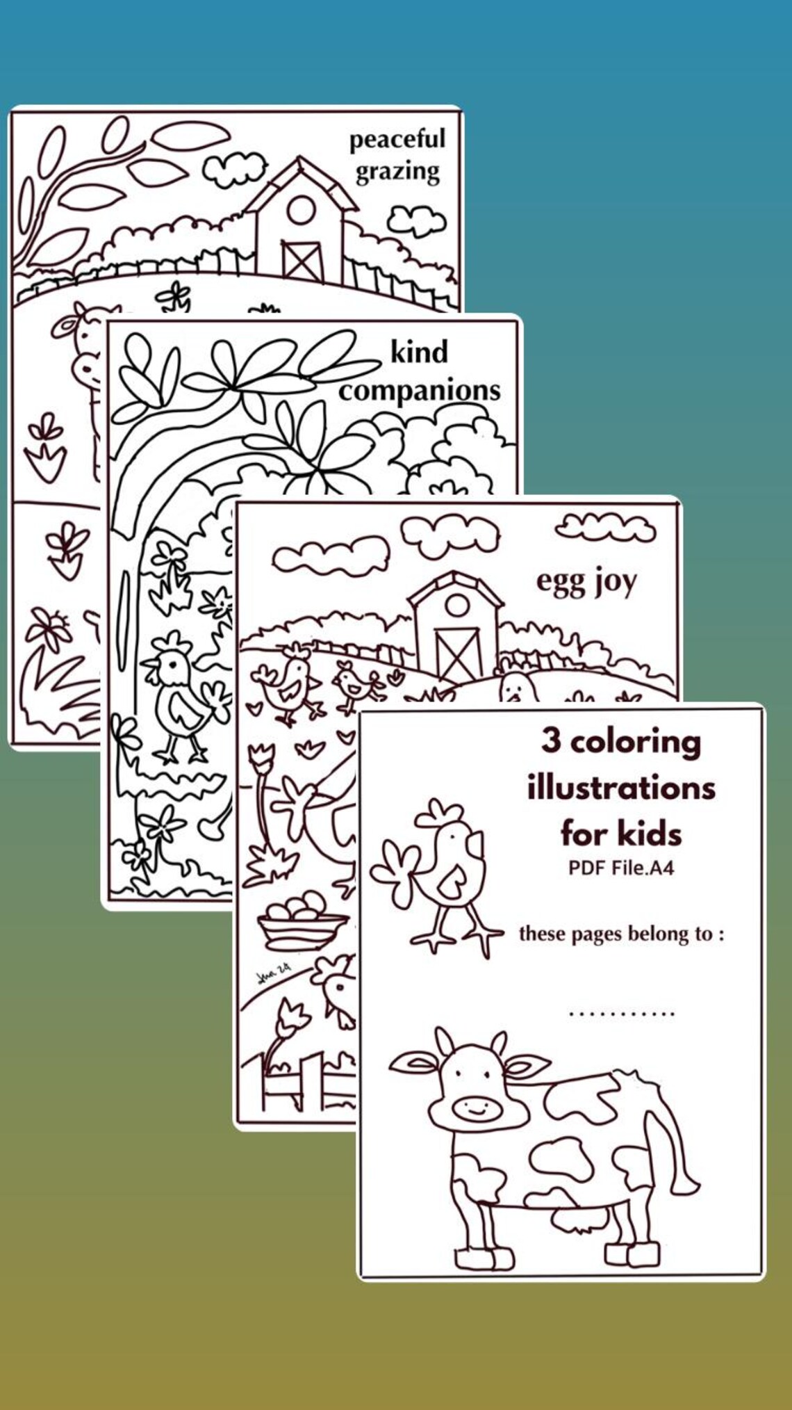 Coloring Pages Coloring Sheets Digital Coloring Printable Coloring DIY ...