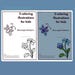 Kids Spring Flower Coloring Pages: Printable Illustrations (PDF File ...