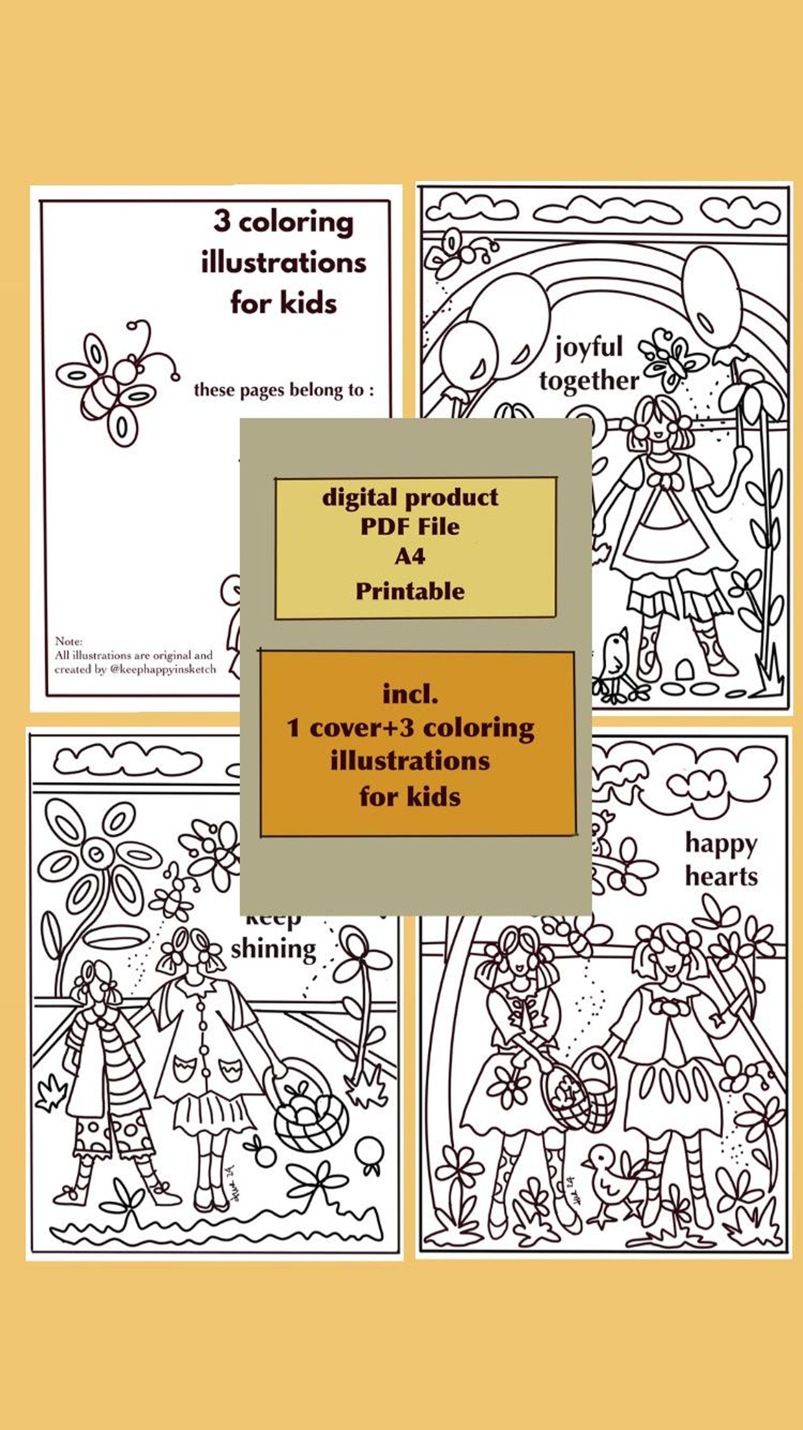 Coloring Pages | Coloring Sheets | Digital Coloring | Printable ...