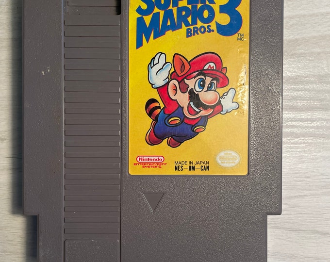 Nintendo - Super Mario Bros 3 (NES Cartridge) 1985 - Etsy