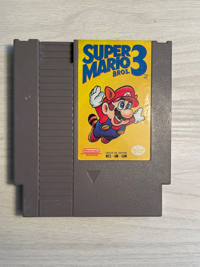 Nintendo Super Mario Bros 3 NES Cartridge 1985 - Etsy