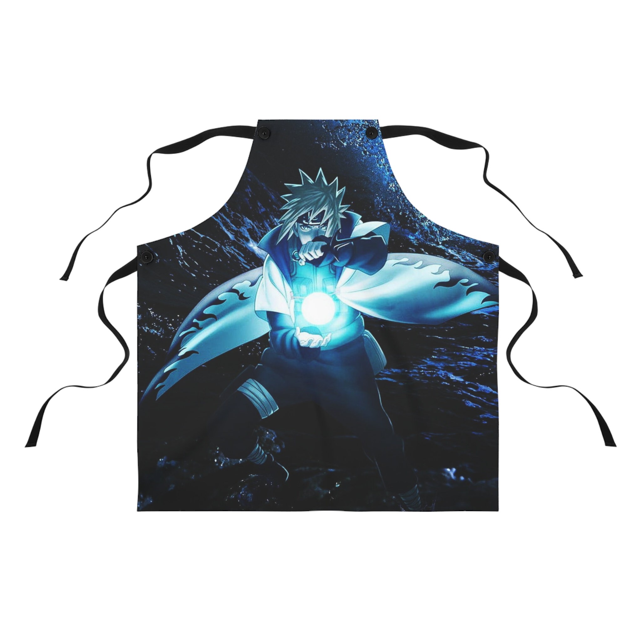 Cool Anime Naruto Apron AOP Minato Uzumaki Rasengan Manga Fan Art Gifts ...