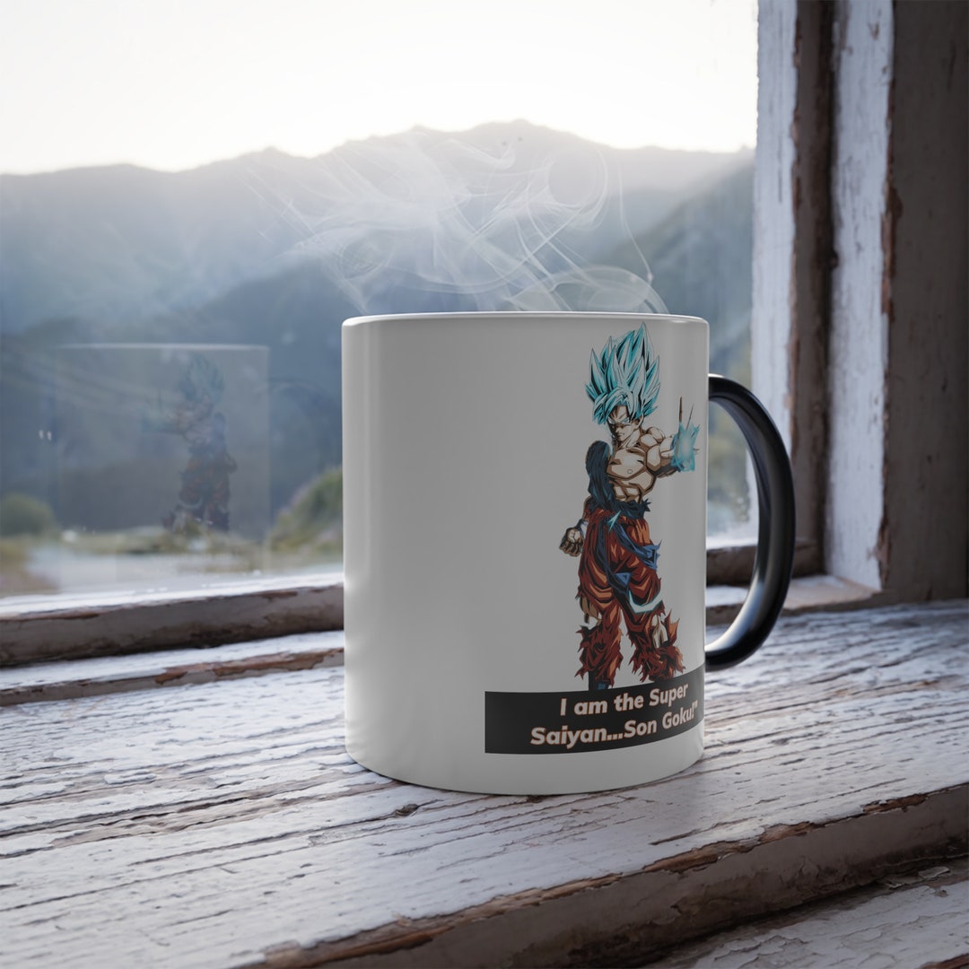 Color Morphing Anime Super Saiyan Son Goku Mug, 11oz - Etsy