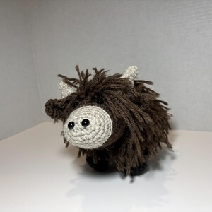 Crocheted Highland Cow - Yak - Cute Cow - Handmade With Kindness - Etsy