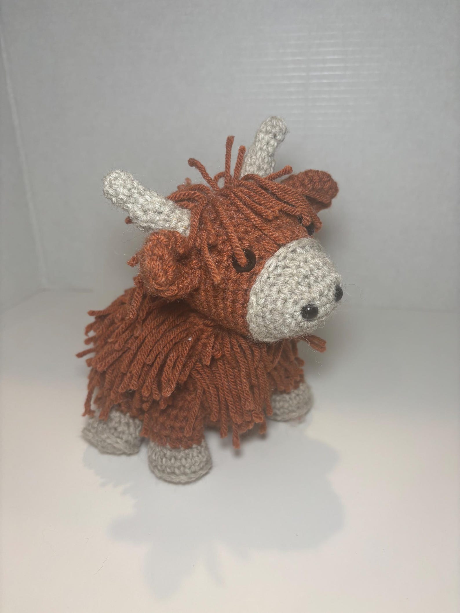 Crocheted Highland Cow - Yak - Cute Cow - Handmade With Kindness - Etsy