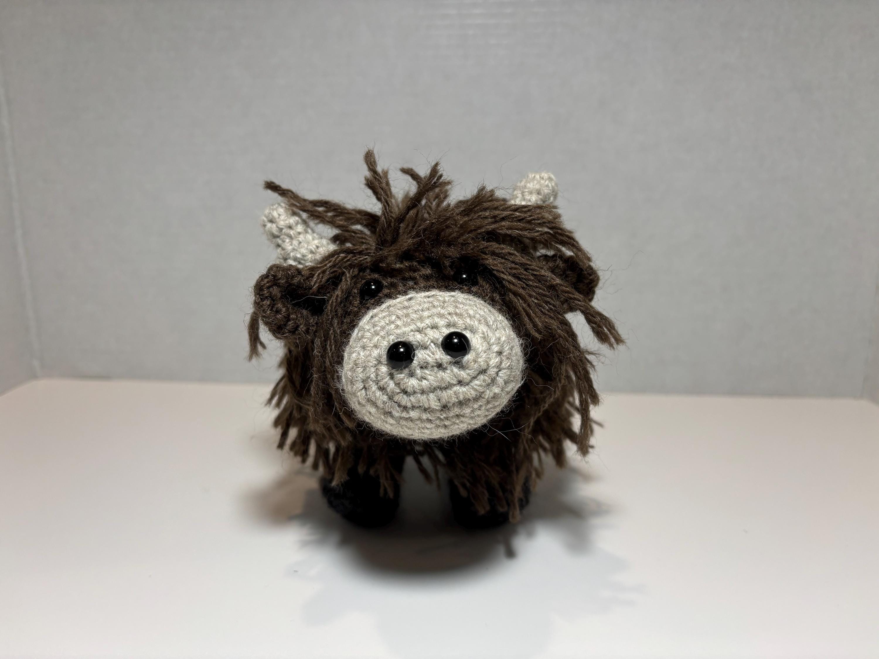 Crocheted Highland Cow - Yak - Cute Cow - Handmade With Kindness - Etsy