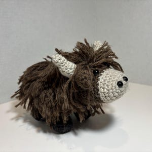 Crocheted Highland Cow - Yak - Cute Cow - Handmade With Kindness - Etsy