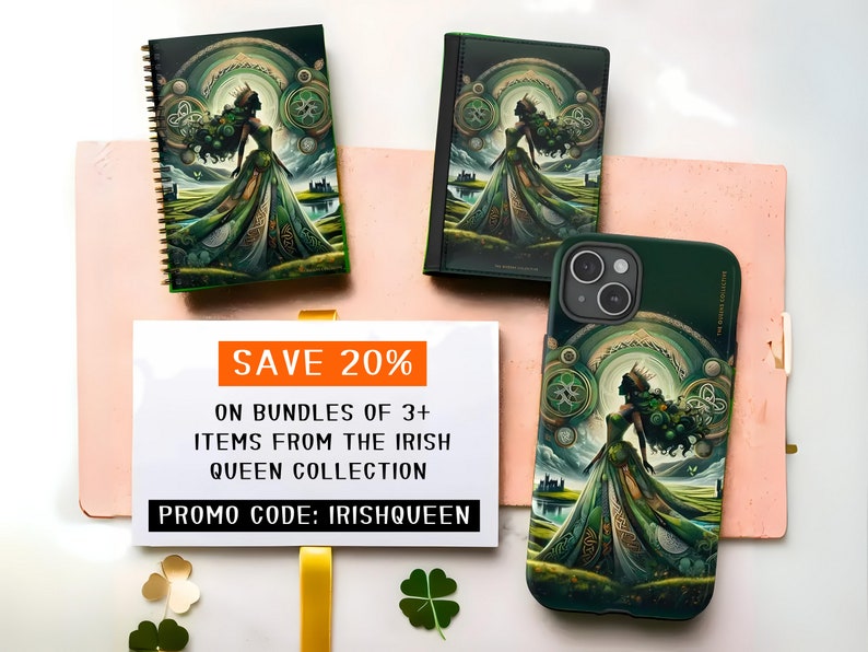 Celtic Irish Queen Spiral Notebook - Celtic Design, Gift for Writers ...