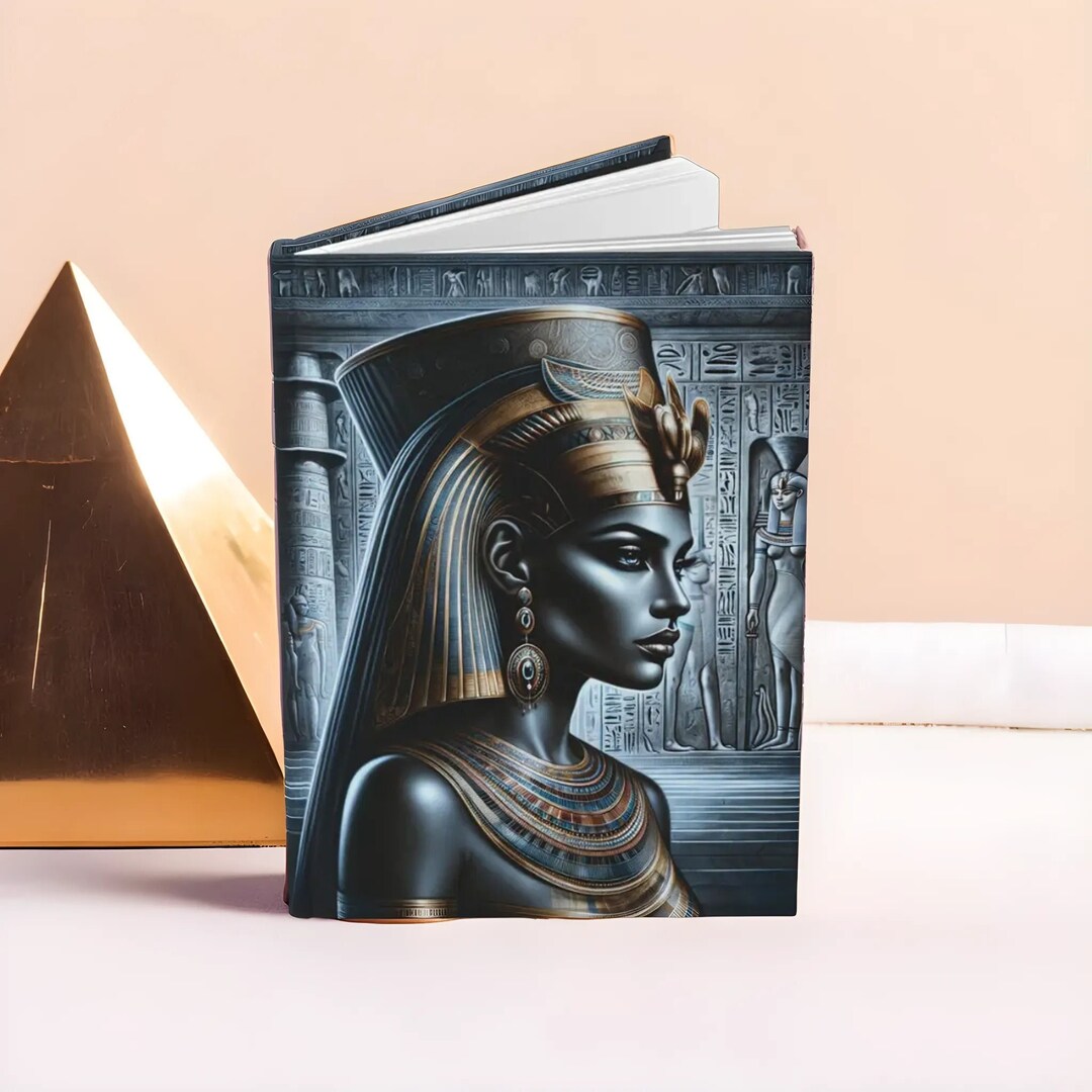Egyptian Queen Hardcover Matte Journal 150 Lined Pages, Durable Lay ...