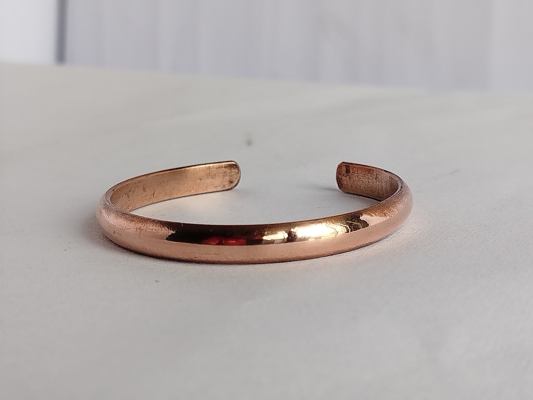 Hand Forged 100% Pure Copper Bracelet. Solid Copper Arthritis Relief ...