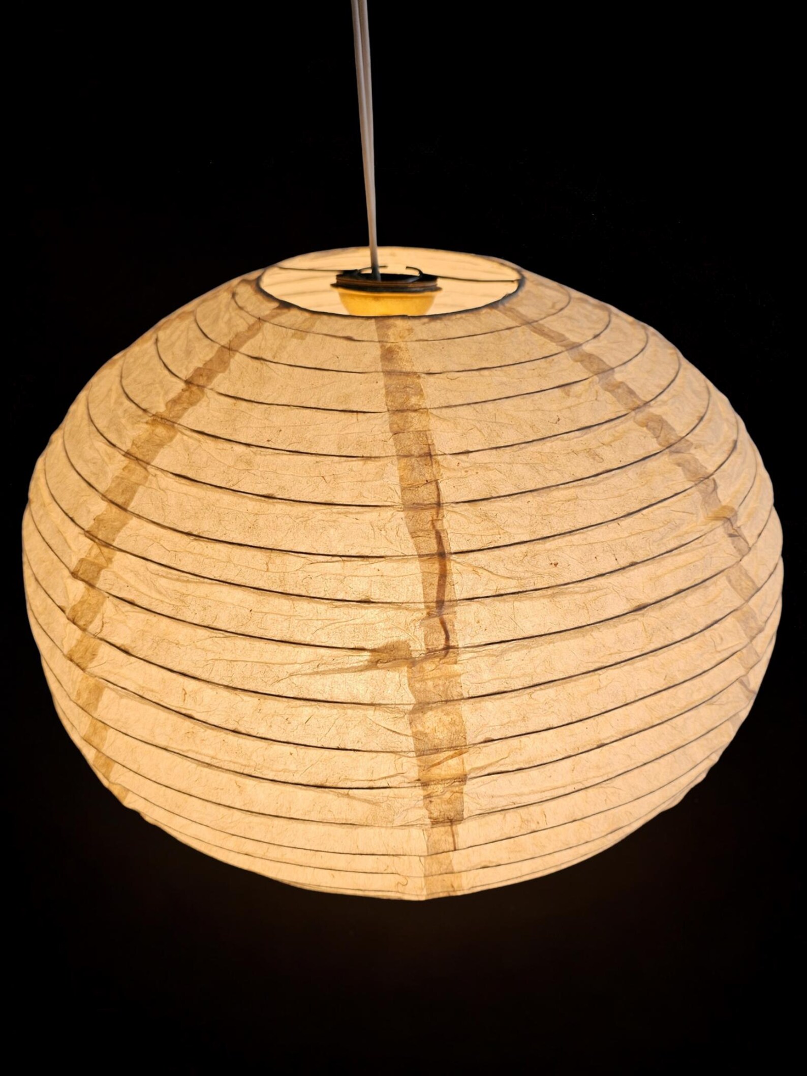Beige Handmade Paper Lampshades | Eco-friendly Pendant Light Shade ...