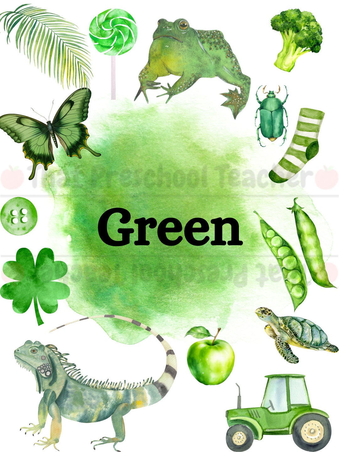Classroom Color Decor-green - Etsy