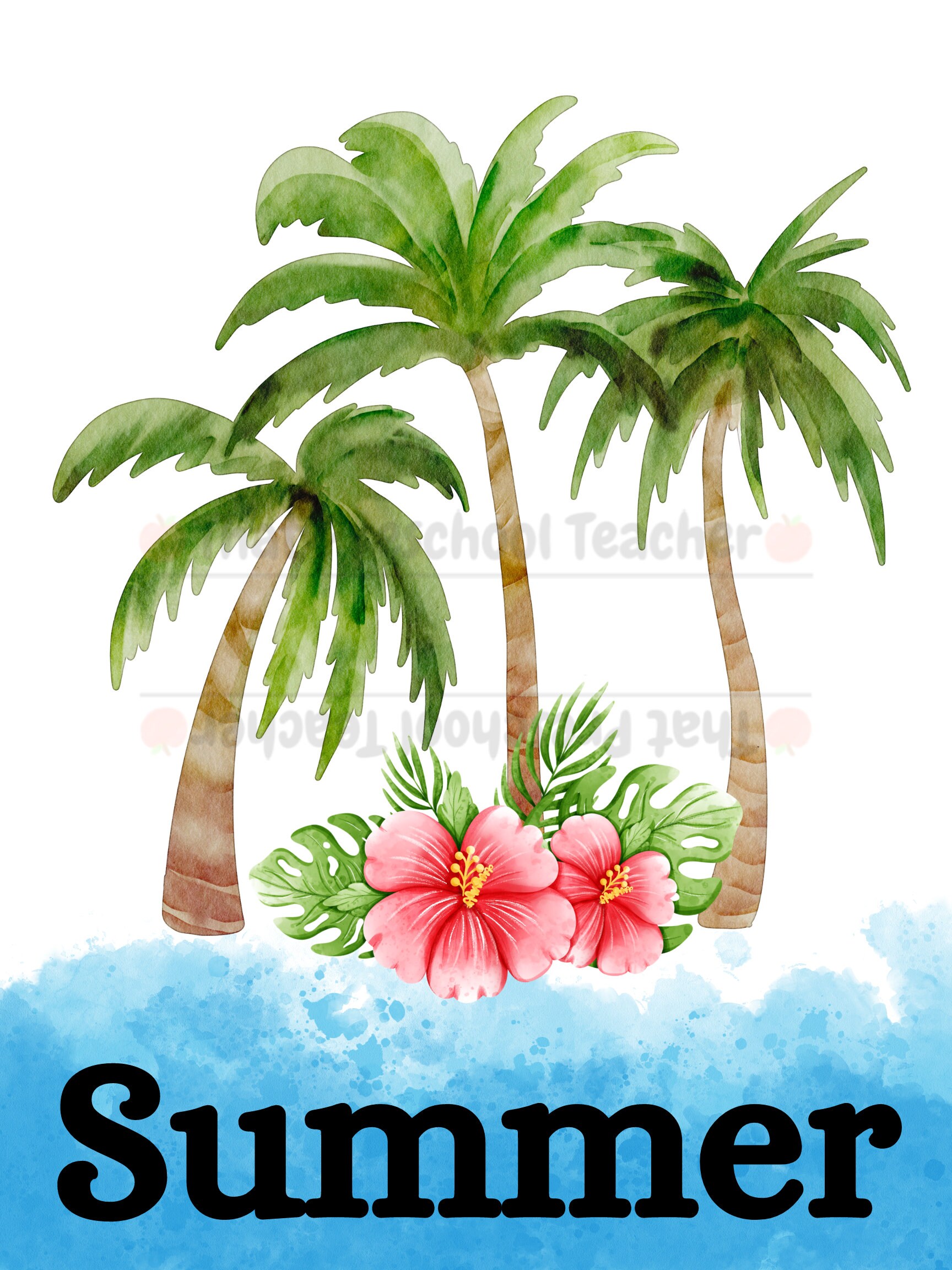 Watercolor Seasons Classroom Posters Set Educational Wall Art for Kids ...