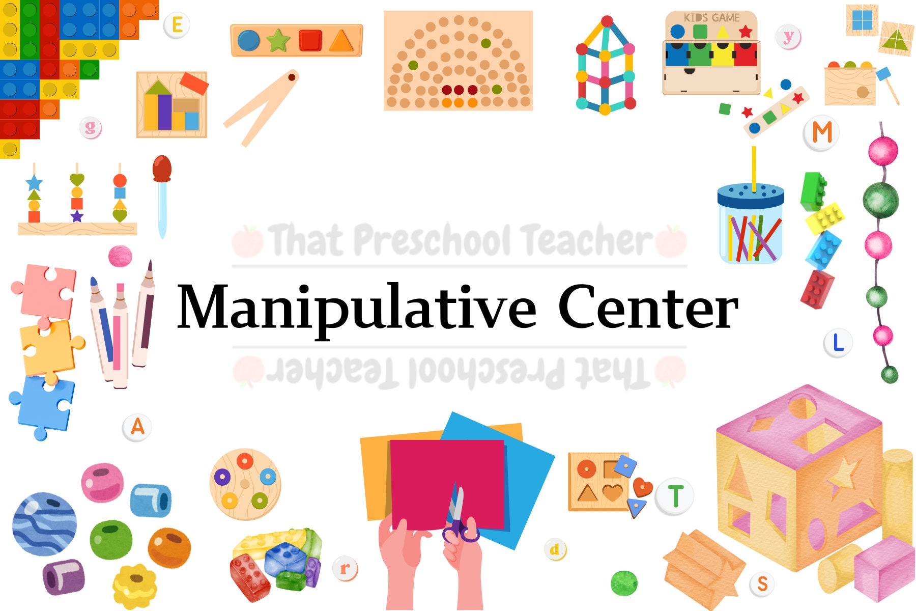 Classroom Center Labels - Watercolor Theme - Etsy