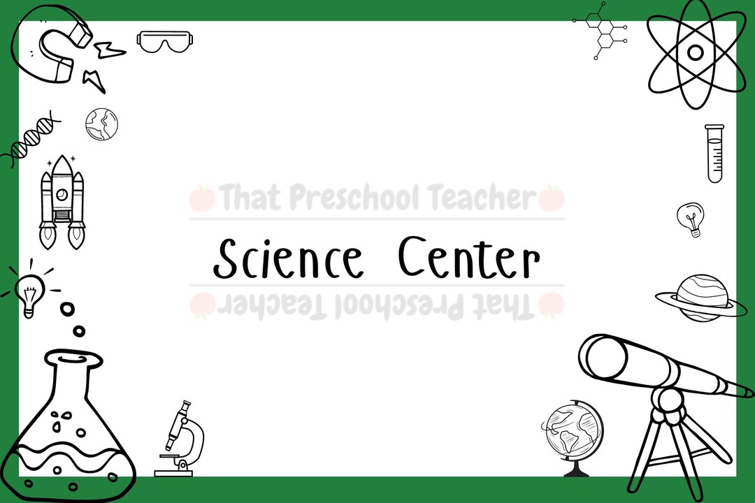 Classroom Center Label Pack | 10 Pack | Classroom Organization | VPK ...