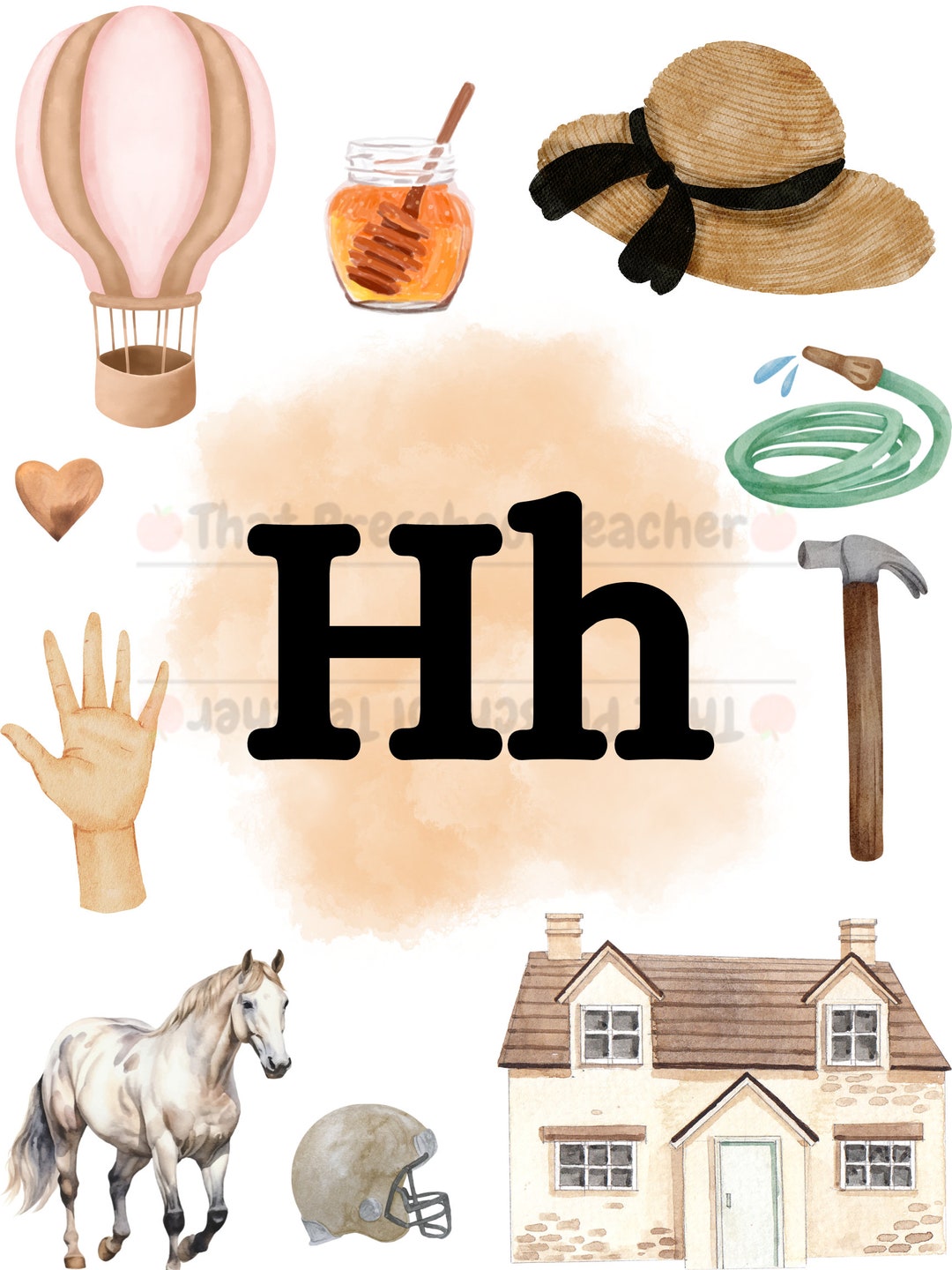 Classroom ABC Poster - Watercolor - Etsy
