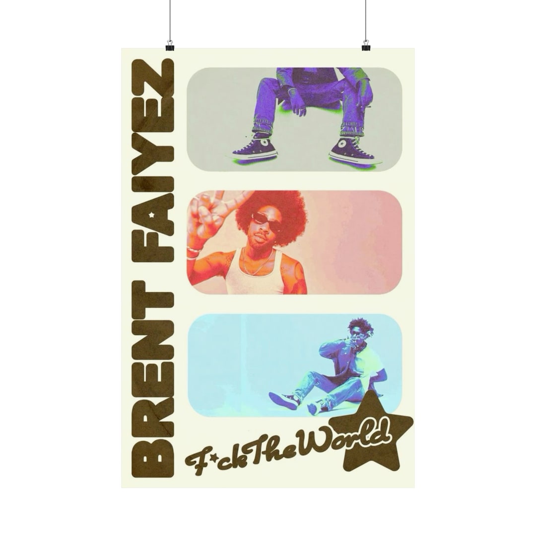 Brent Faiyaz Matte Vertical Posters - Etsy