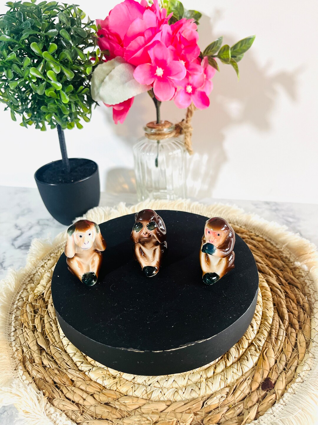 The Wisdom Monkeys also Called the Three Little Monkeys Vintage From ...