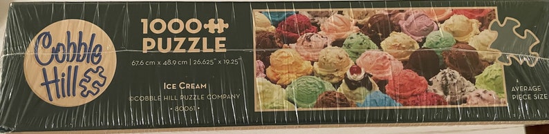 Rare Ice Cream Puzzle + Poster Set - Etsy