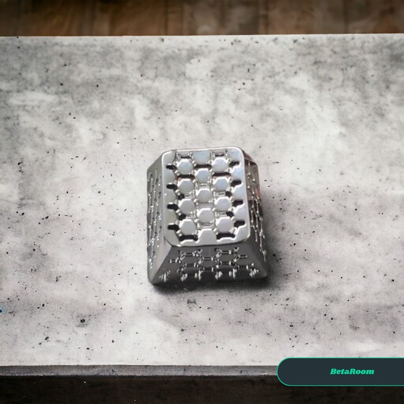 Handmade Metallic Custom Keycap, Chainmail Armor Metallic Artisan ...