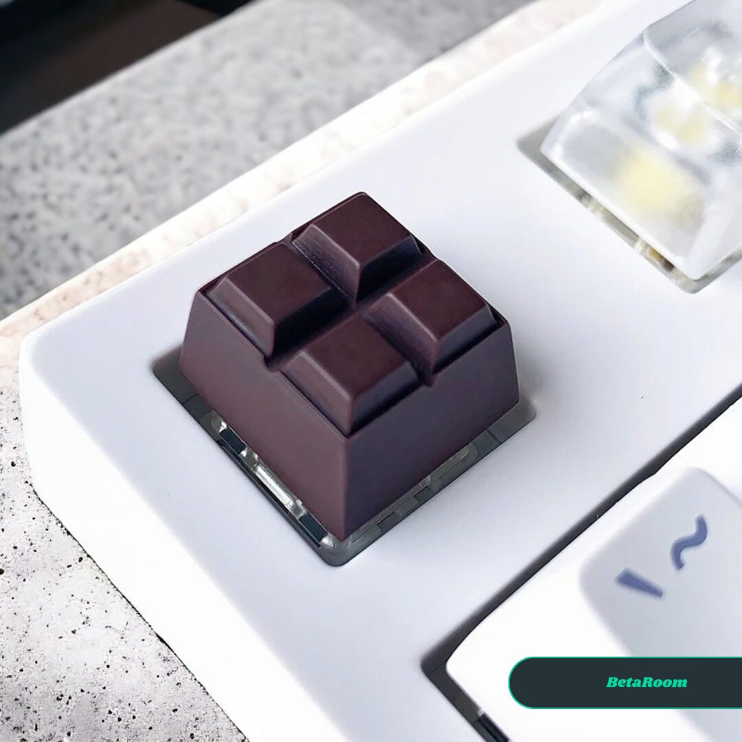 Handmade Chocolate Keycap, Cute Dessert Keycap, Unique Custom Keycap ...