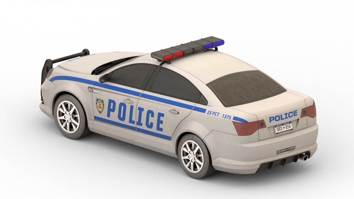 Chevrolet Cruze Police Car - Etsy