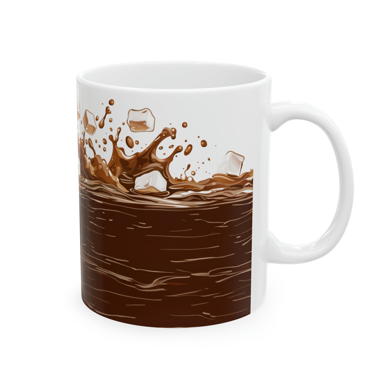 Marshmallow Dive-in Tiny Marshmallows Dropping Into Hot Cocoa on A ...