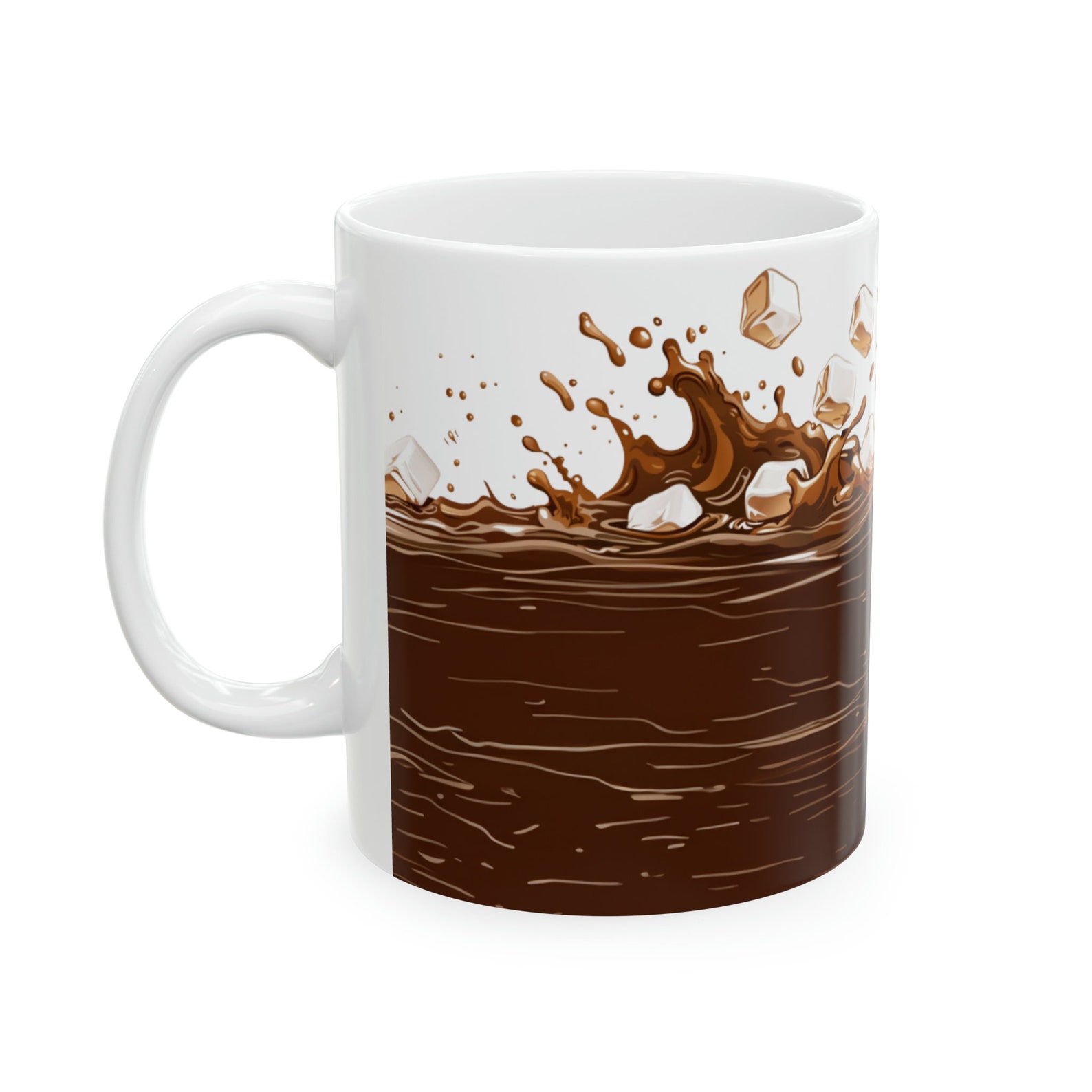 Marshmallow Dive-in Tiny Marshmallows Dropping Into Hot Cocoa on A ...