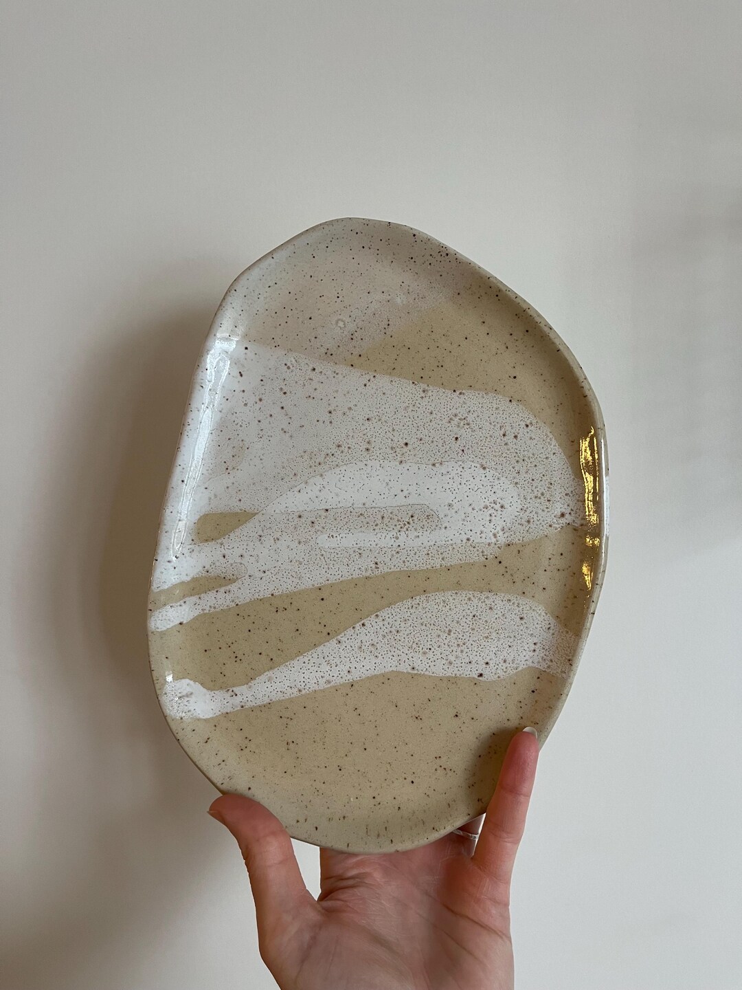 Handmade Ceramic Serving Plate - Etsy