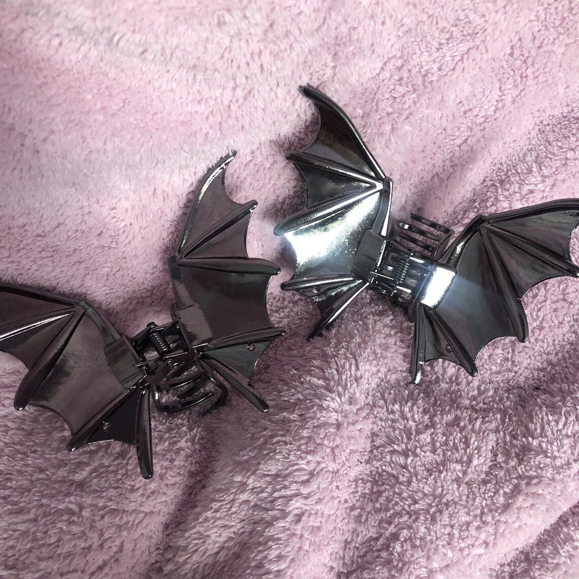 Gothic Wing Hair Clip - Etsy
