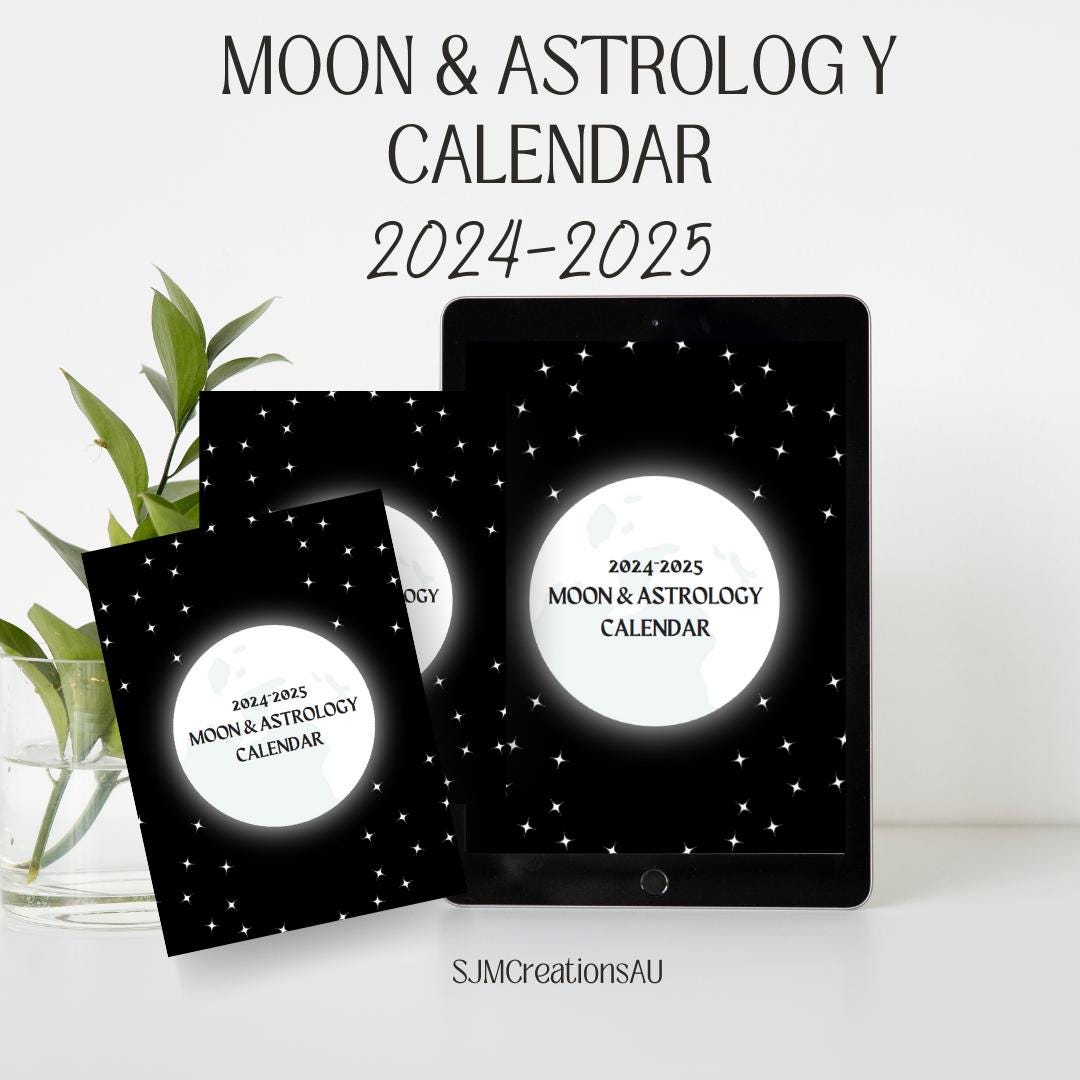 Moon Astrology Calendar - Lunar Phase Planner | Stargazer's Almanac ...