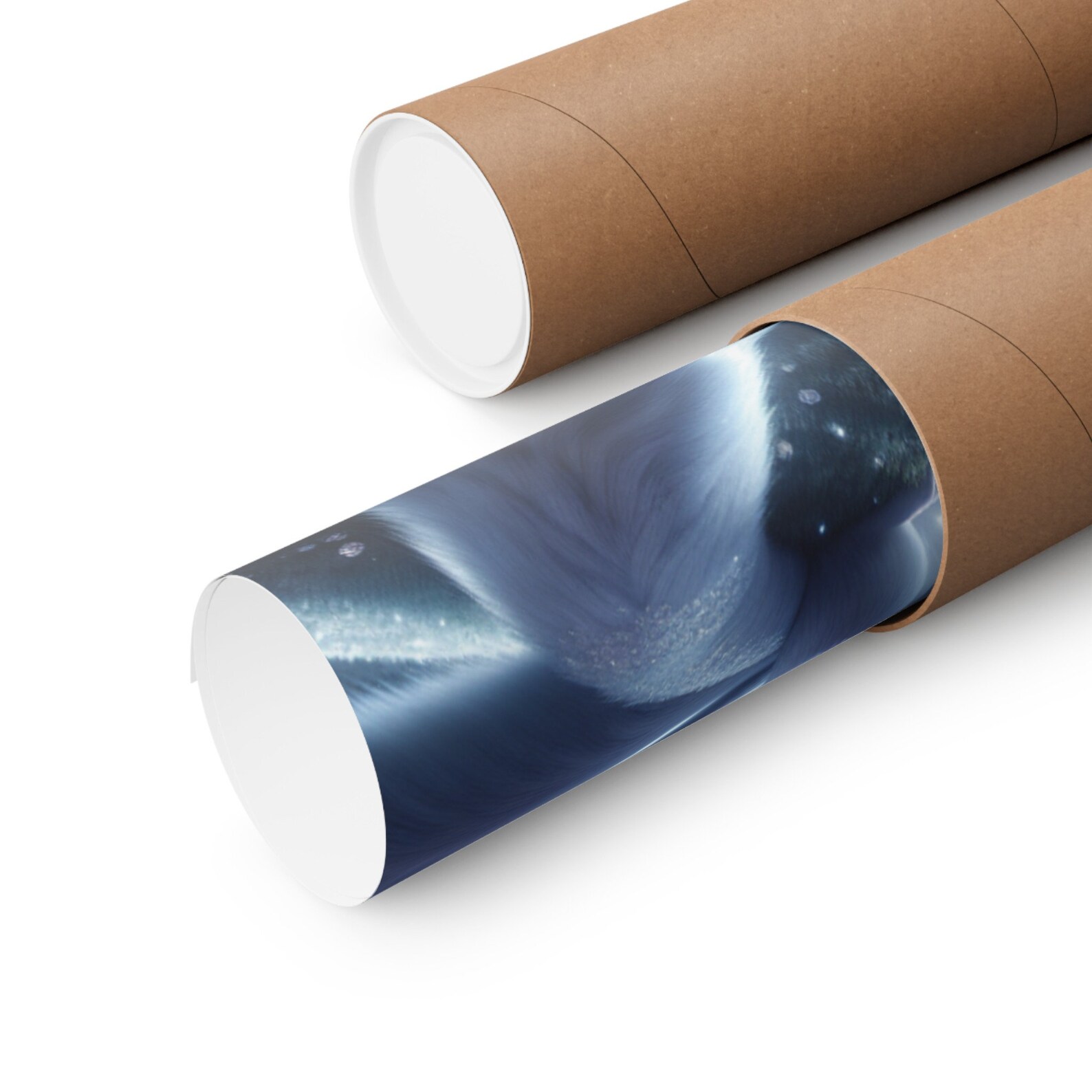 Moonlights Glow Horizontal Matte Posters, Colorful Abstract Poster ...