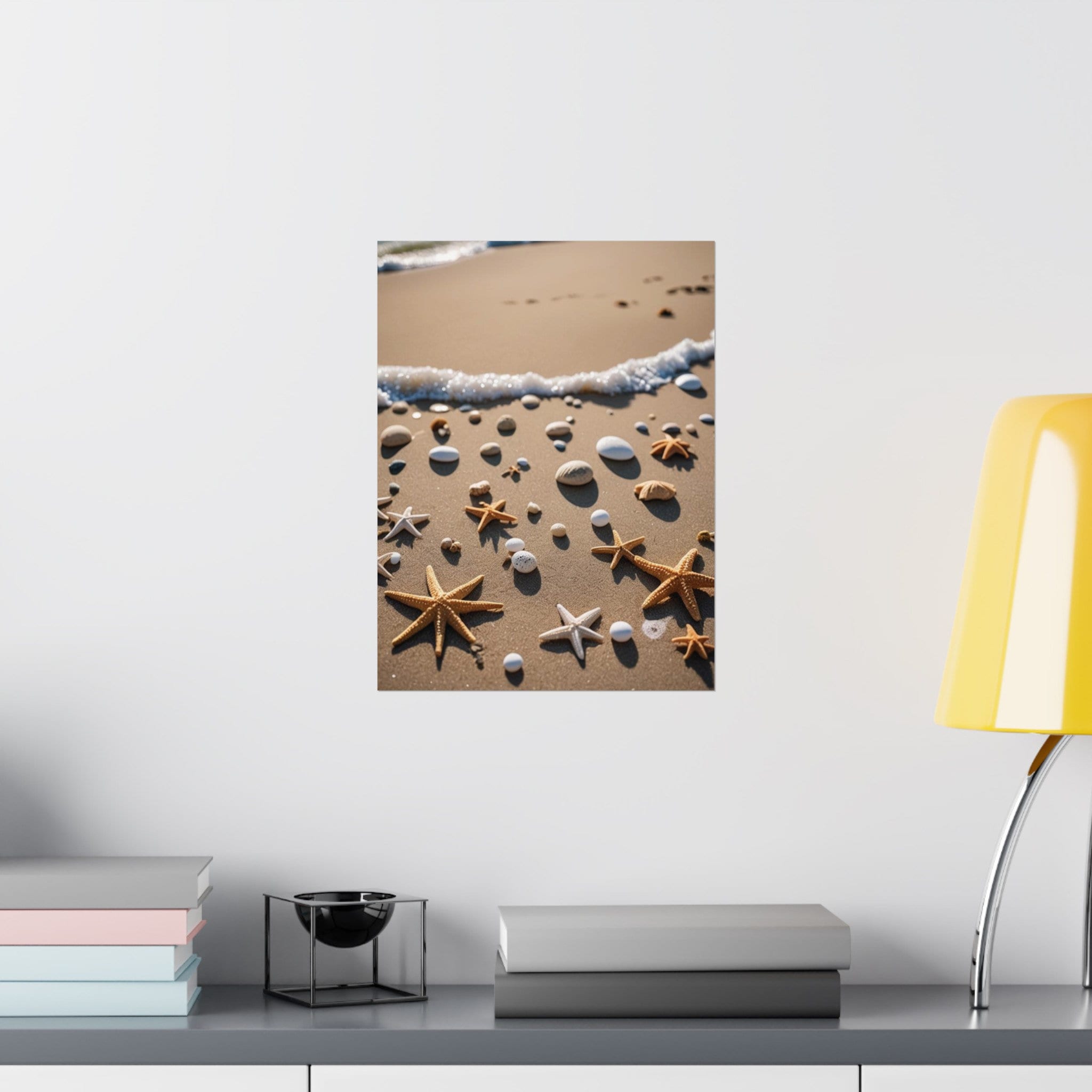 Abstract Beach Vertical Matte Posters, Peaceful Abstract Poster ...