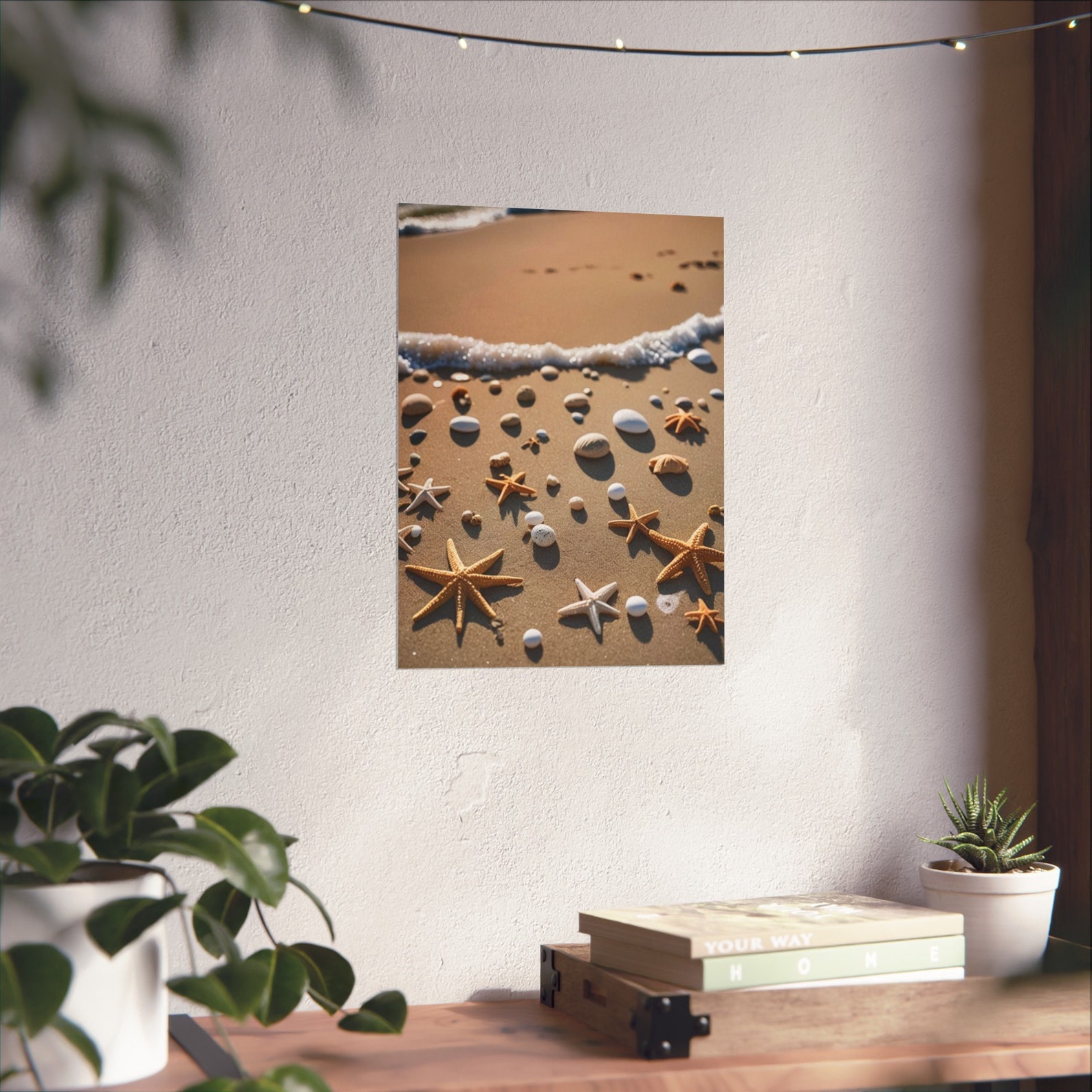 Abstract Beach Vertical Matte Posters, Peaceful Abstract Poster ...
