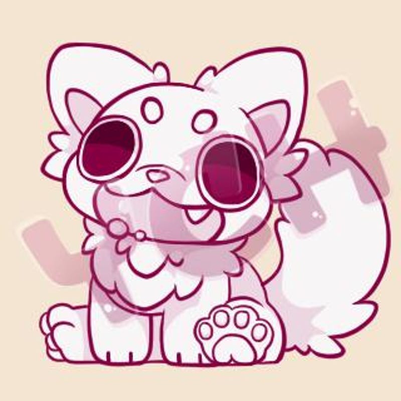 Furry Sticker - Etsy