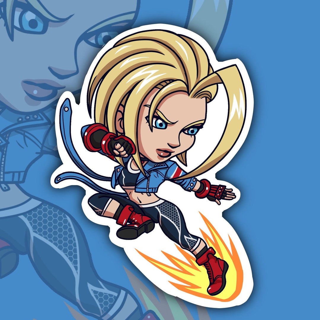 SF6 Cammy White Sticker Street Fighter Chibi - Etsy