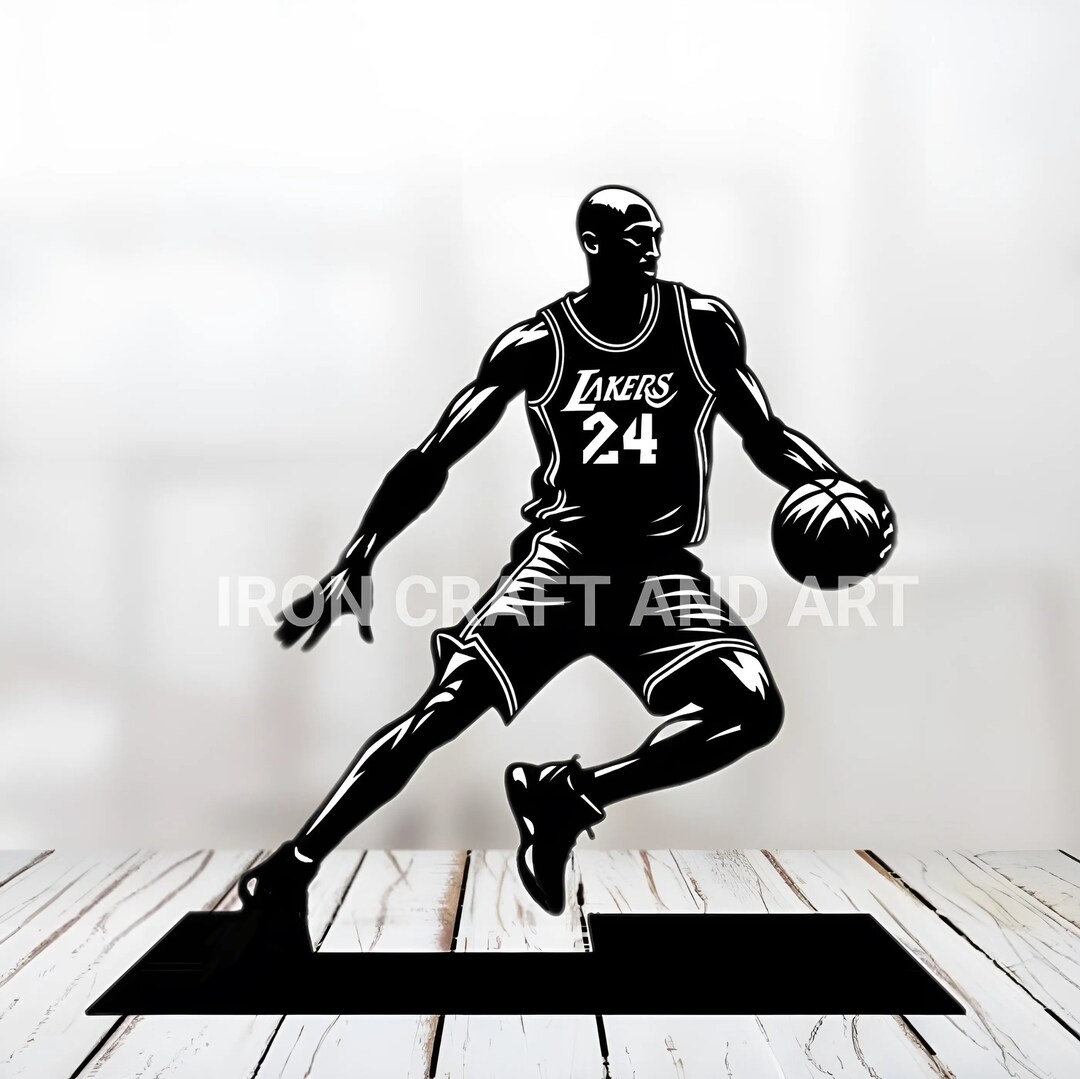 Metal Collection Sculpture “basketball Player Figure” - Etsy