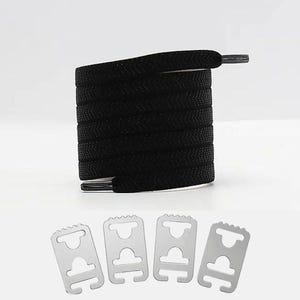 Elastic No-tie Laces Hidden Anchor - Etsy