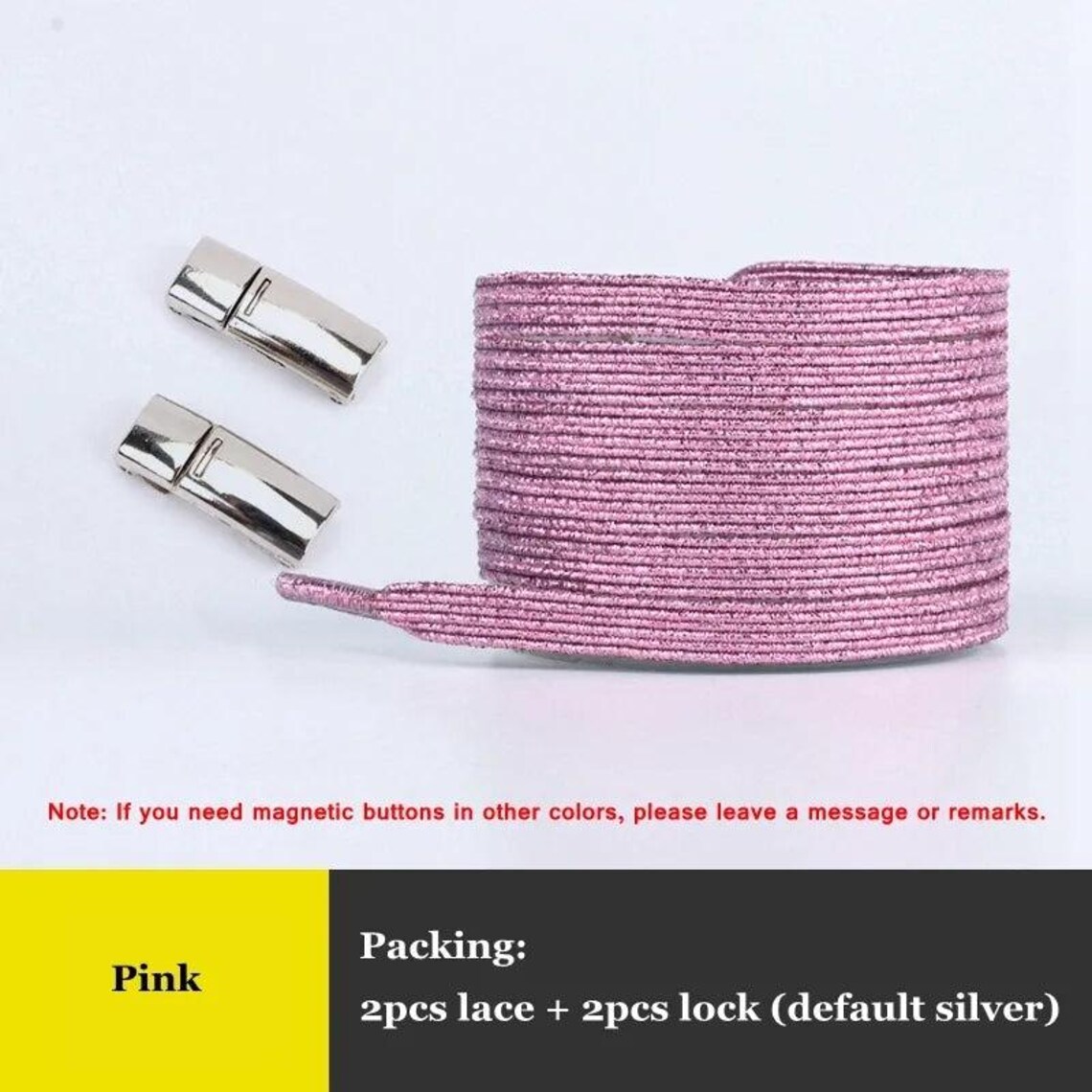 Elastic No-tie Laces Bling Buckle - Etsy