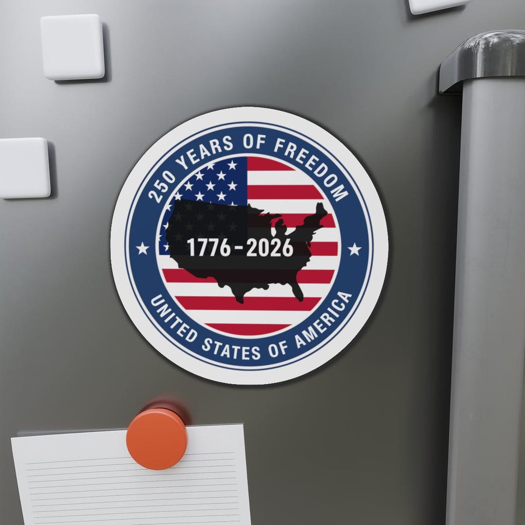 United States 250th Anniversary Car Magnet, Truck Decals Matte Fridge ...