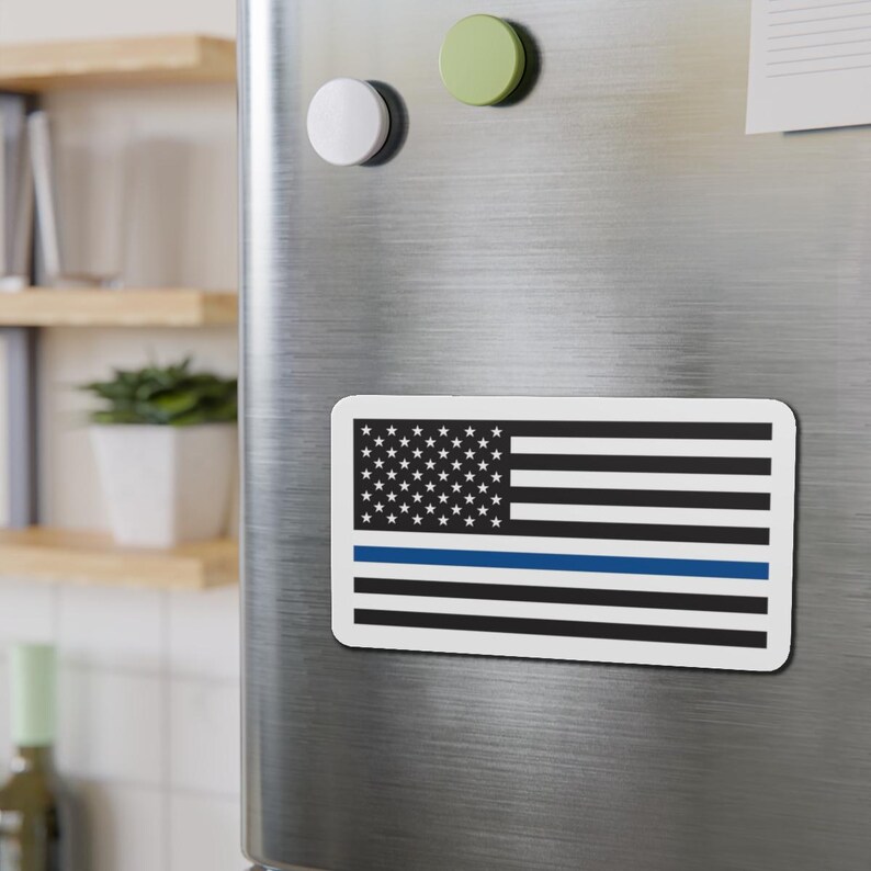 Thin Blue Line Flag Car Magnet, Truck Decal, Law Enforcement, Police ...