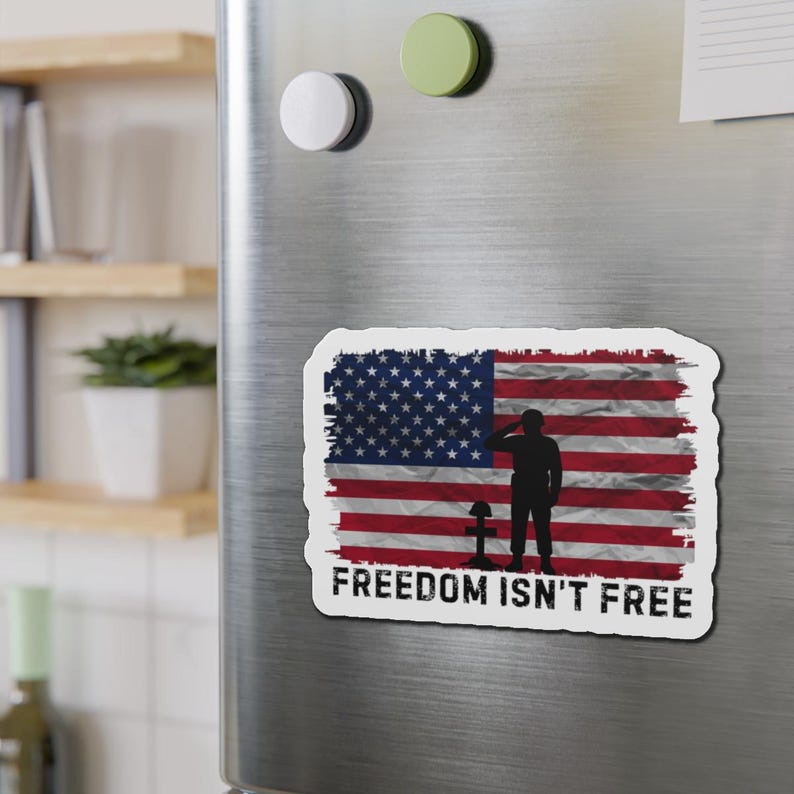 Car Magnet | Freedom Isn’t Free | Truck Decal | Fridge Magnet | Support ...