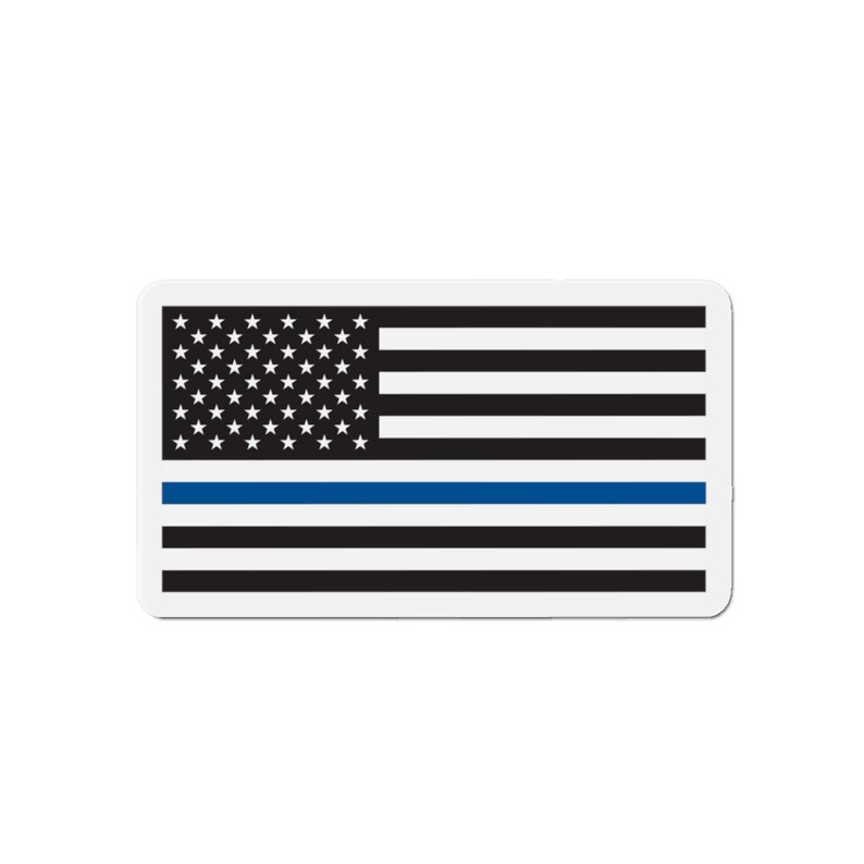 Thin Blue Line Flag Car Magnet, Truck Decal, Law Enforcement, Police ...
