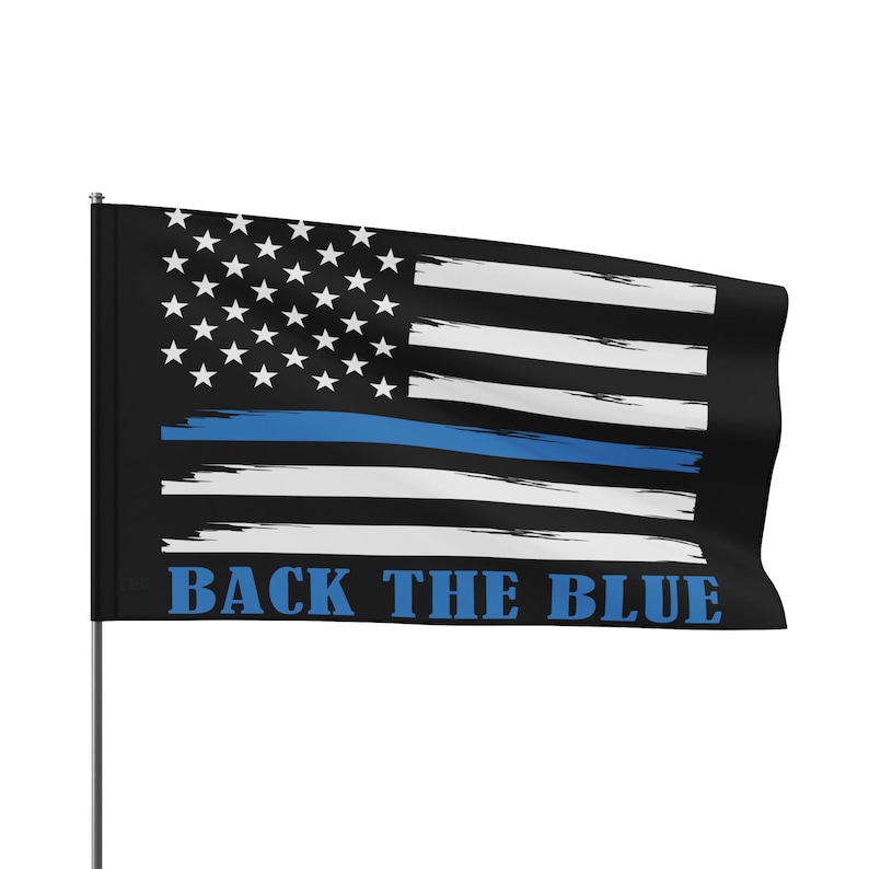 Back the Blue Flag - Etsy