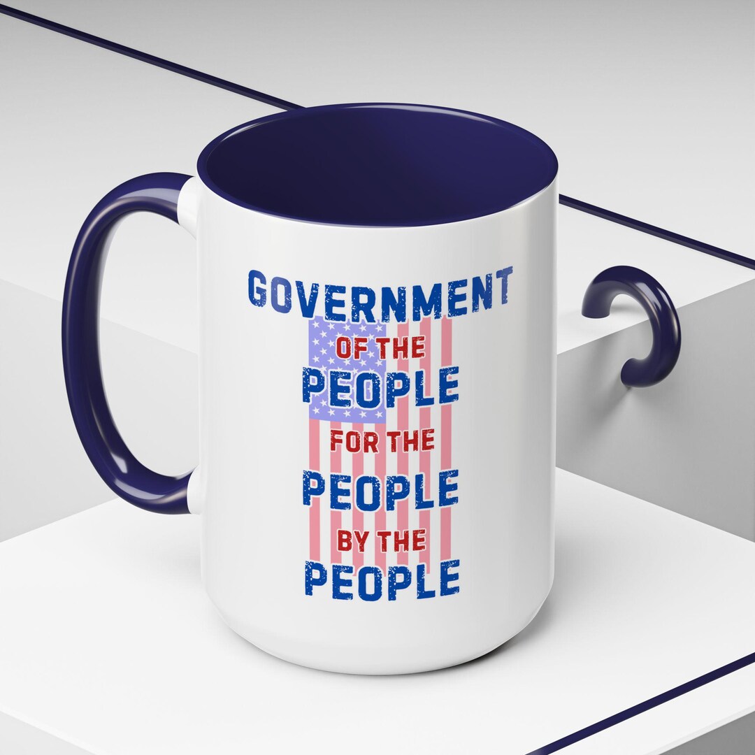 Government of the People Accent Coffee Mug 11, 15oz - Etsy