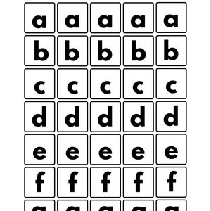 Printable Letter Tiles - Etsy