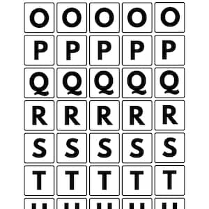 Printable Alphabet Letter Tiles | Montessori Learning (digital Download ...