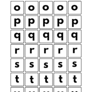 Printable Alphabet Letter Tiles | Montessori Learning (digital Download ...