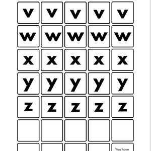 Printable Alphabet Letter Tiles | Montessori Learning (digital Download ...